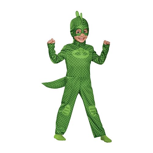 Click here for Boys Gekko Classic PJ Masks Costume  4-6  Green prices