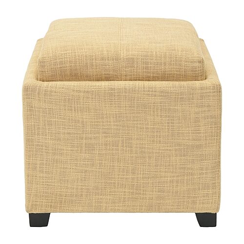 Click here for Harrison Tray Storage Ottoman  One Size  Yellow prices