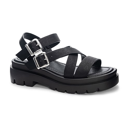 Click here for Dirty Laundry Khan Womens Footbed Sandals  7 1/2 M... prices
