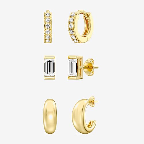 Click here for Yes  Please! Womens Lab Created White Sapphire Ste... prices