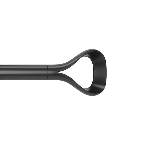 Umbra Loop 1 IN Curtain Rod  One Size  Black