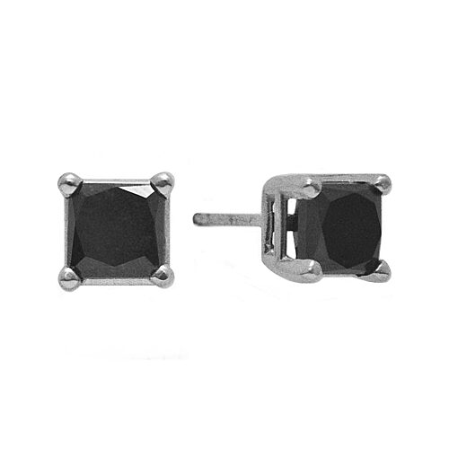 Click here for 1½ CT.T.W. Color-Enhanced Black Diamond Princess-C... prices