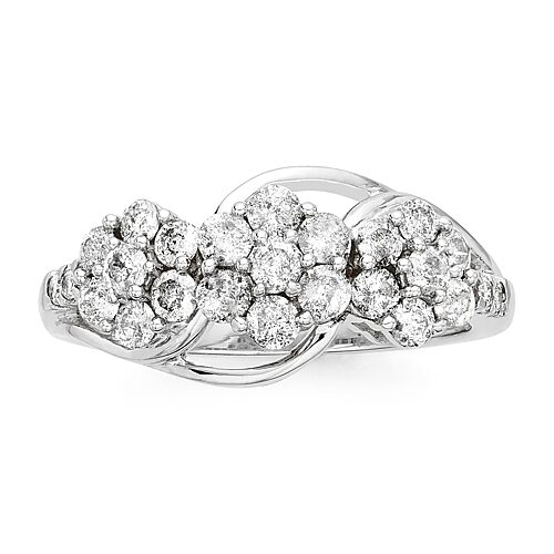 Click here for Diamond Blossom 1 CT.T.W. Natural Diamond 3-blosso... prices