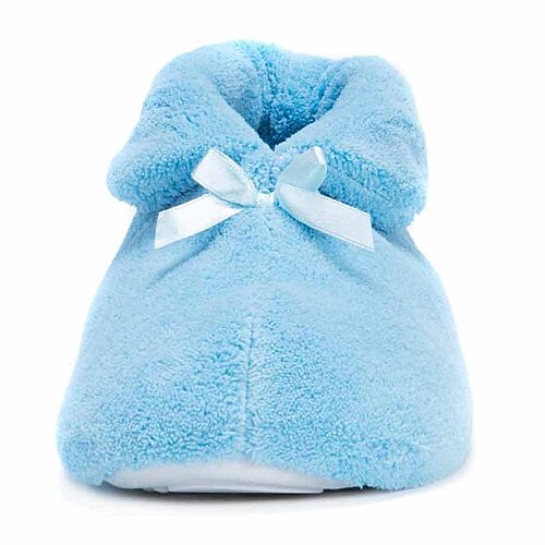 Muk Luks Womens Memory Foam Bootie Slippers  Small  Blue