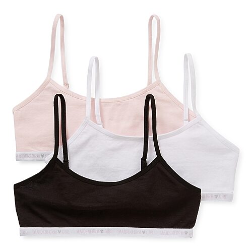 Click here for Maidenform Big Kid Girls Multi-Pack 3-pc. Bralette... prices