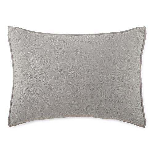 Click here for Home Expressions Harper Pillow Sham  One Size  Gra... prices