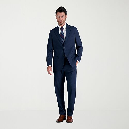 Click here for Haggar JMH Tailored Prominent Twill Mens Stretch F... prices