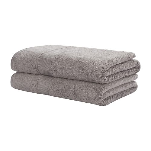 Safavieh Plush 2-pc. Bath Towel Set  One Size  Gray