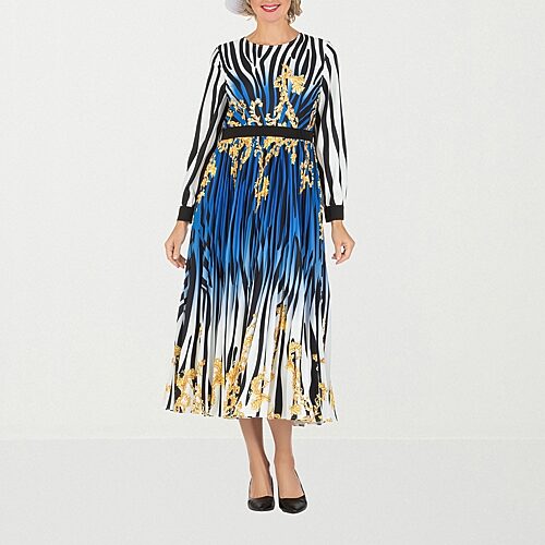Click here for Giovanna Signature Womens Plus Midi Crew Neck Long... prices
