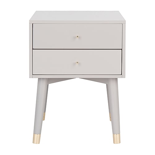 Click here for Lyla 2-Drawer Nightstand  One Size  Gray prices