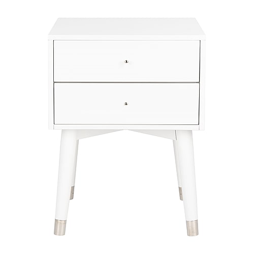 Click here for Lyla 2-Drawer Nightstand  One Size  White prices