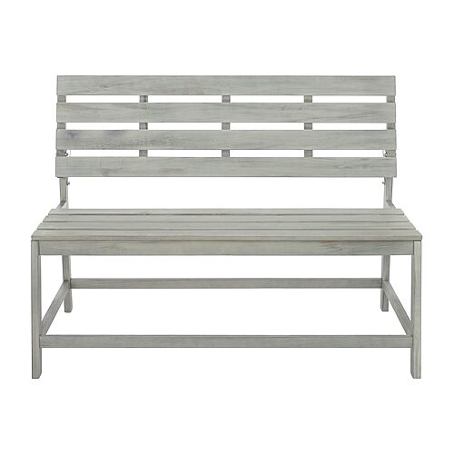 Click here for Ruben Natural Wood Patio Bench  One Size  Gray prices