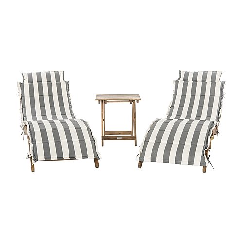 Click here for Irena Outdoor 3-Pc. Lounge Set (2 Lounges & 1 End... prices