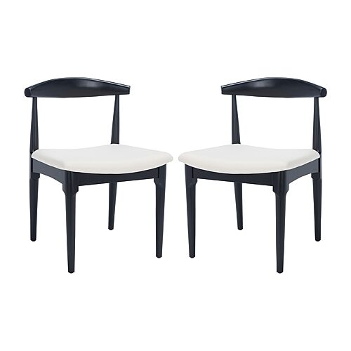 Click here for Lionel Retro Dining Chair (Set Of 2) - Black/white prices