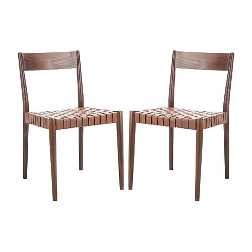 Click here for Eluned Dining Chair with Basket Woven Seat - Set o... prices