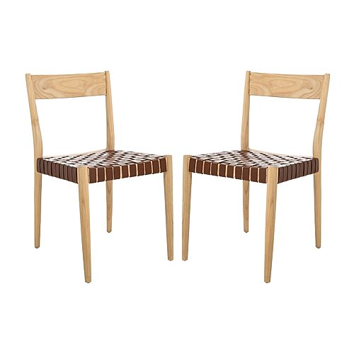 Click here for Eluned Dining Chair with Basket Woven Seat - Set o... prices