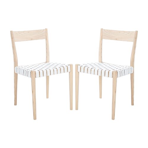 Click here for Eluned Dining Chair with Basket Woven Seat - Set o... prices