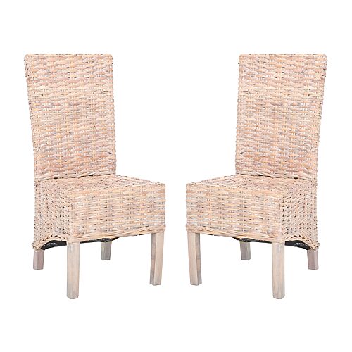 Click here for Pembrooke Dining Side Chair-Set of 2  One Size  Wh... prices