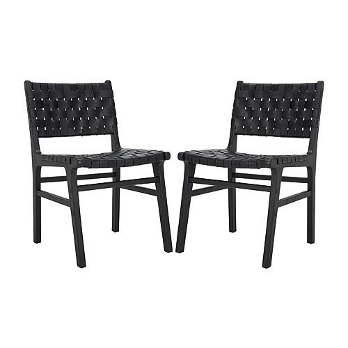 Safavieh Taika Dining Collection 2-pc. Upholstered Dining Chair  One Size  Black