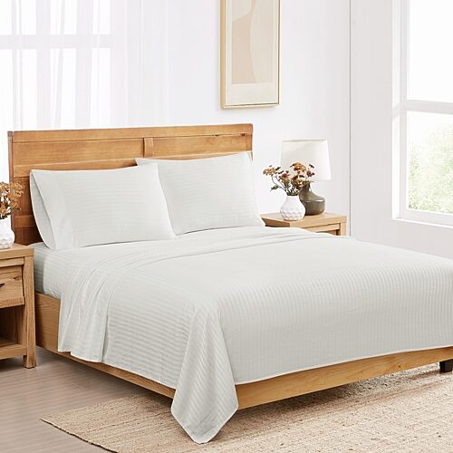Click here for Royal Velvet Signature Dobby Stripe 4pc. Sheet Set prices