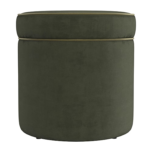 Click here for Kinfine Homepop Ava Storage Ottoman  One Size  Gre... prices