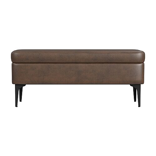 Click here for Kinfine Homepop Storage Bench  One Size  Brown prices