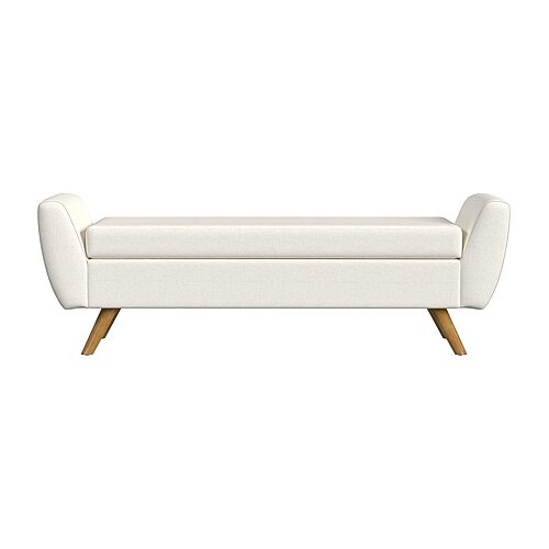 Click here for HOMEPOP Storage Bench  One Size  White prices