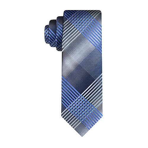 Click here for Van Heusen Black Shaded Plaid Tie  One Size  Blue prices