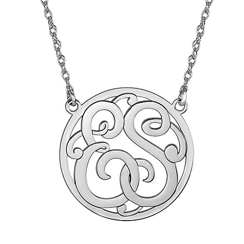 Click here for Personalized 25mm Monogram Initial Cut-out Circle... prices
