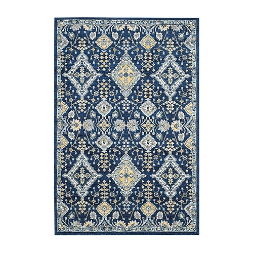 Click here for Safavieh Evoke EVK224 Royal and Ivory 51 x 76 Area... prices