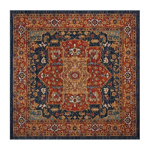 Click here for Safavieh Damjan Oriental Square Rugs  One Size  Mu... prices