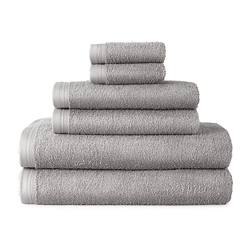 Click here for Home Expressions 6-pc. Solid Bath Towel Set  One S... prices