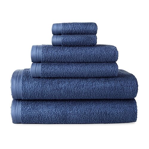 Click here for Home Expressions 6-pc. Solid Bath Towel Set  One S... prices
