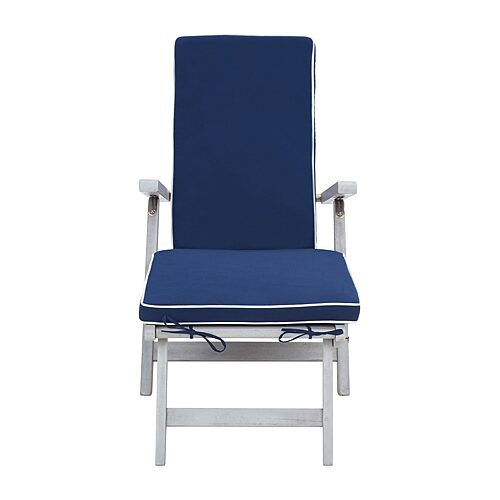 Click here for Holmen Outdoor Lounge Chair - Grey/Navy prices