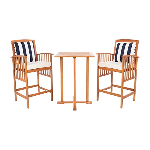 Click here for Pate 3 Pc Bar Height Outdoor Bistro Set - Natural/... prices