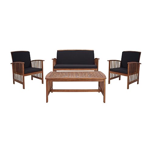 Click here for Rocklin 4 Pc Patio Set  One Size  Black prices