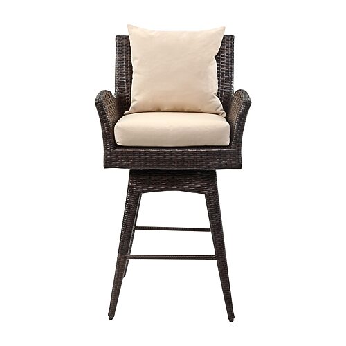 Click here for Hayes Patio Collection Bar Stool  One Size  Brown prices
