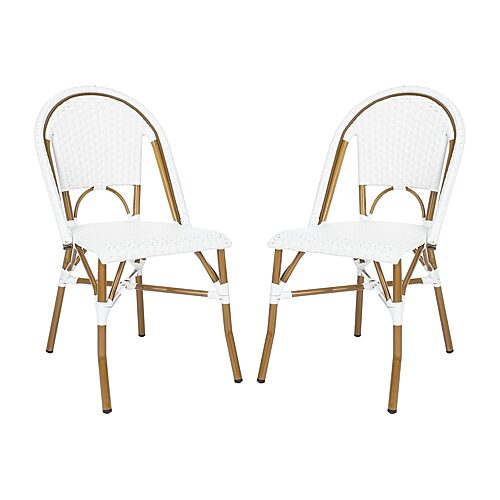 Click here for Salcha Rattan 2 Pc Patio Chairs  One Size  White prices