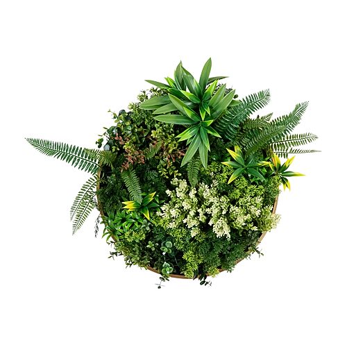Click here for Nearly Natural 20in. X 20in. Green Queensland Rain... prices