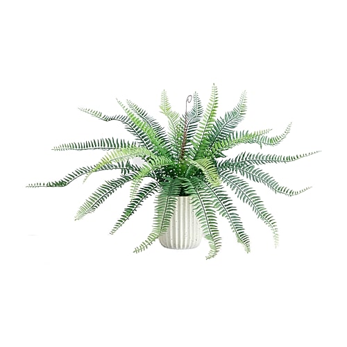 Click here for Nearly Natural 16in Green Fern Artificial Plant  O... prices