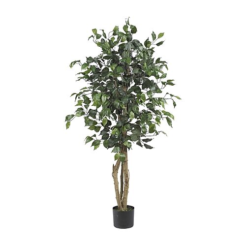 Click here for Nearly Natural 4ft. Green Ficus Indoor Artificial... prices