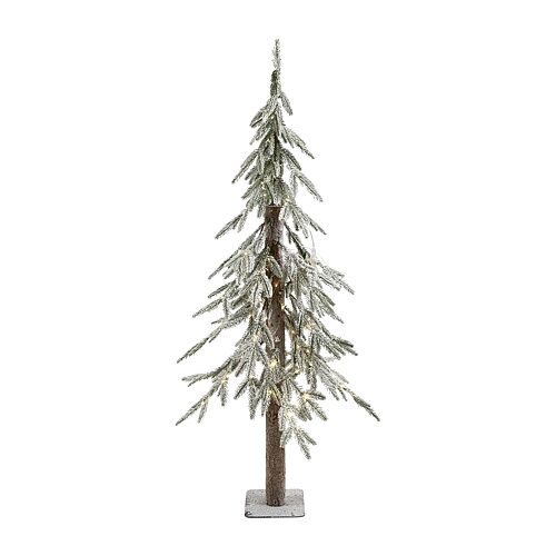 Click here for Northlight 4ft Prelit Alpine Flocked Artificial Cl... prices