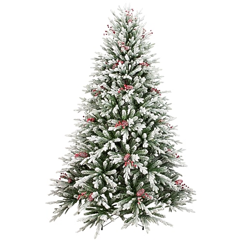 Click here for Northlight 7ft Flocked Grove Fir Full 6 1/2 Foot F... prices