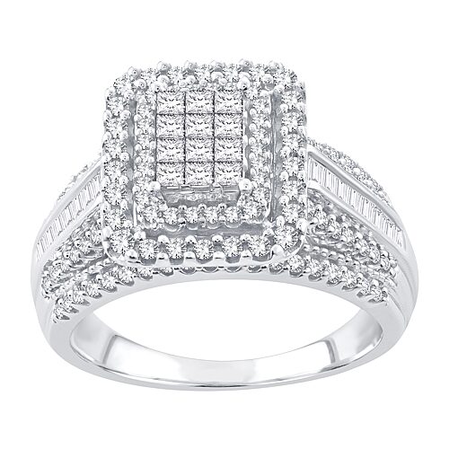 Click here for Womens 1 CT. T.W. Natural White Diamond 10K Gold S... prices