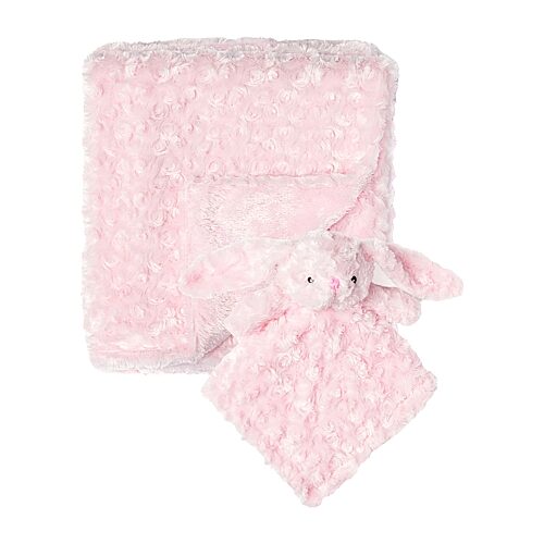 Click here for Tendertyme Baby Girls Curly Plush Blanket With Nun... prices