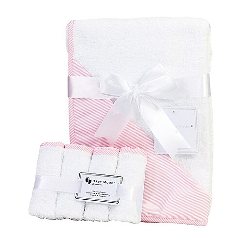 Click here for 3 Stories Trading Hooded Baby Towel with Wash Clot... prices