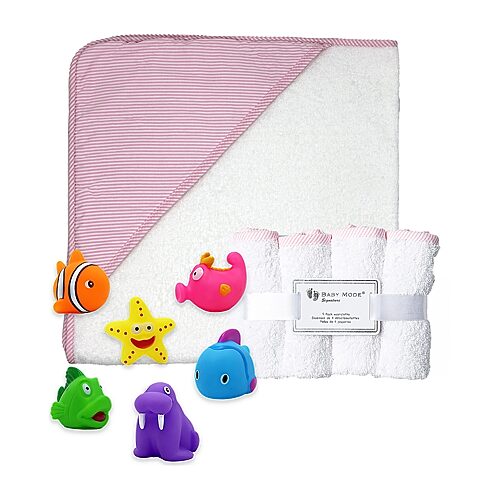 Click here for Baby Mode Signature Baby Girls Towel  Washcloth  a... prices