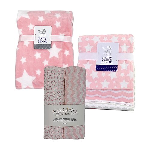 Click here for Tendertyme Baby Girls Stars Nursery Blanket Collec... prices