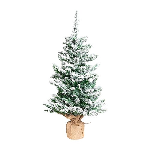 Click here for Northlight 3ft Frosted Pine Artificial In Burlap B... prices