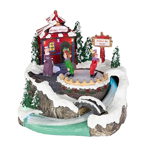 Click here for Northlight 8 Led Lighted And Animated Scene Villag... prices